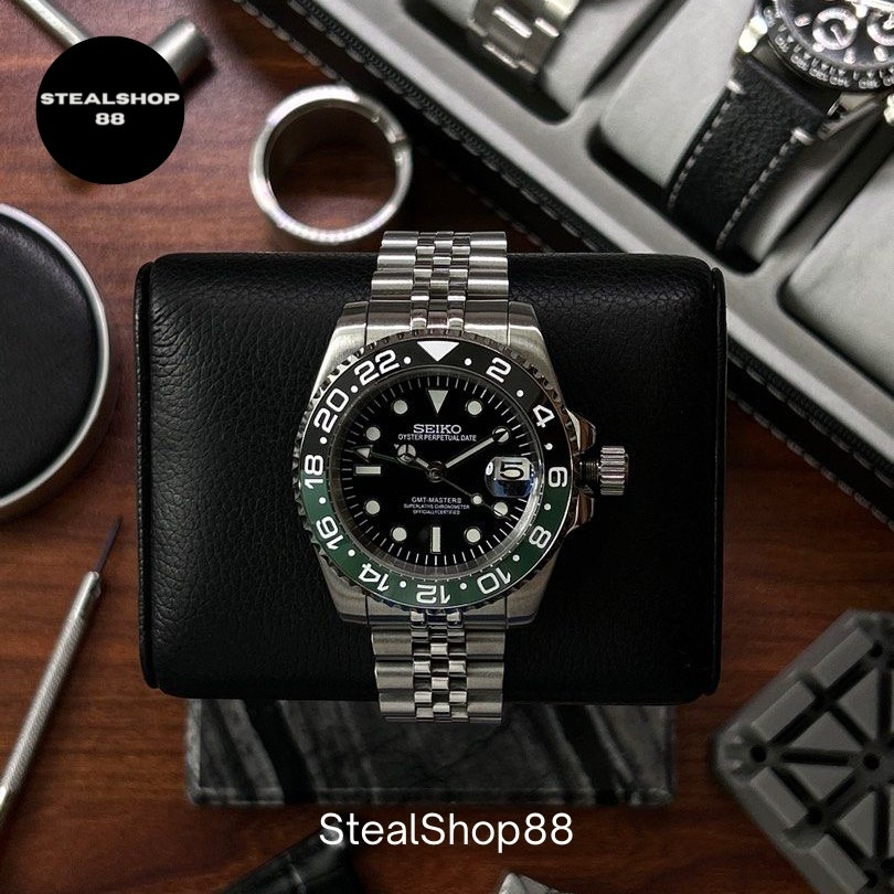 Seiko Sprite Gmt Master NH34 Dual Time Automatic Timeless Design ...