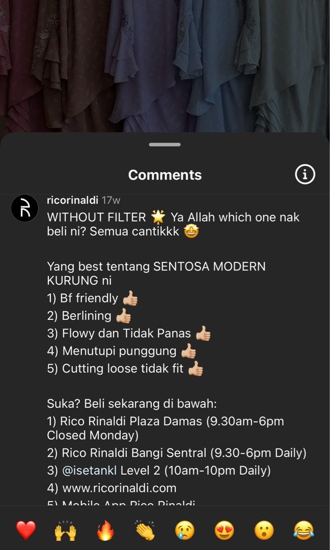 SENTOSA MODERN KURUNG RICO RINALDI, Women's Fashion, Dresses & Sets ...