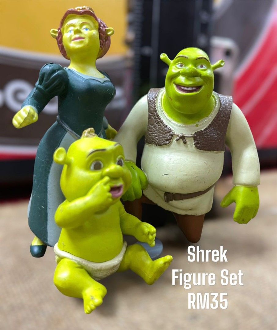 Shrek Figure Set, Hobbies & Toys, Toys & Games on Carousell