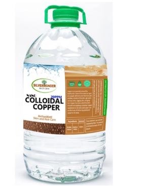 SILVERWONDER 4liters Nano Colloidal Copper Mineral Pure No Additives ...