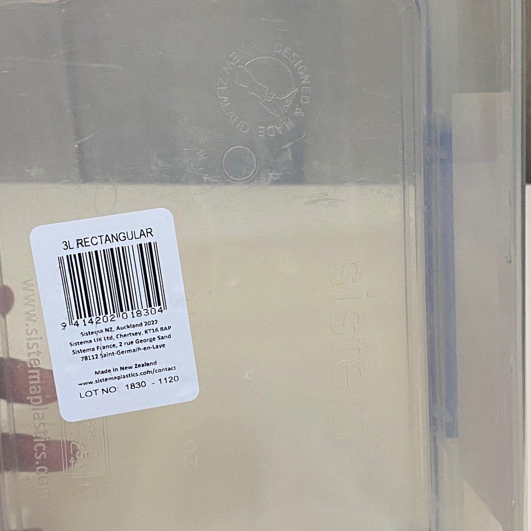Sistema (Informa) - 3L Big Container Box, Kitchen & Appliances di Carousell