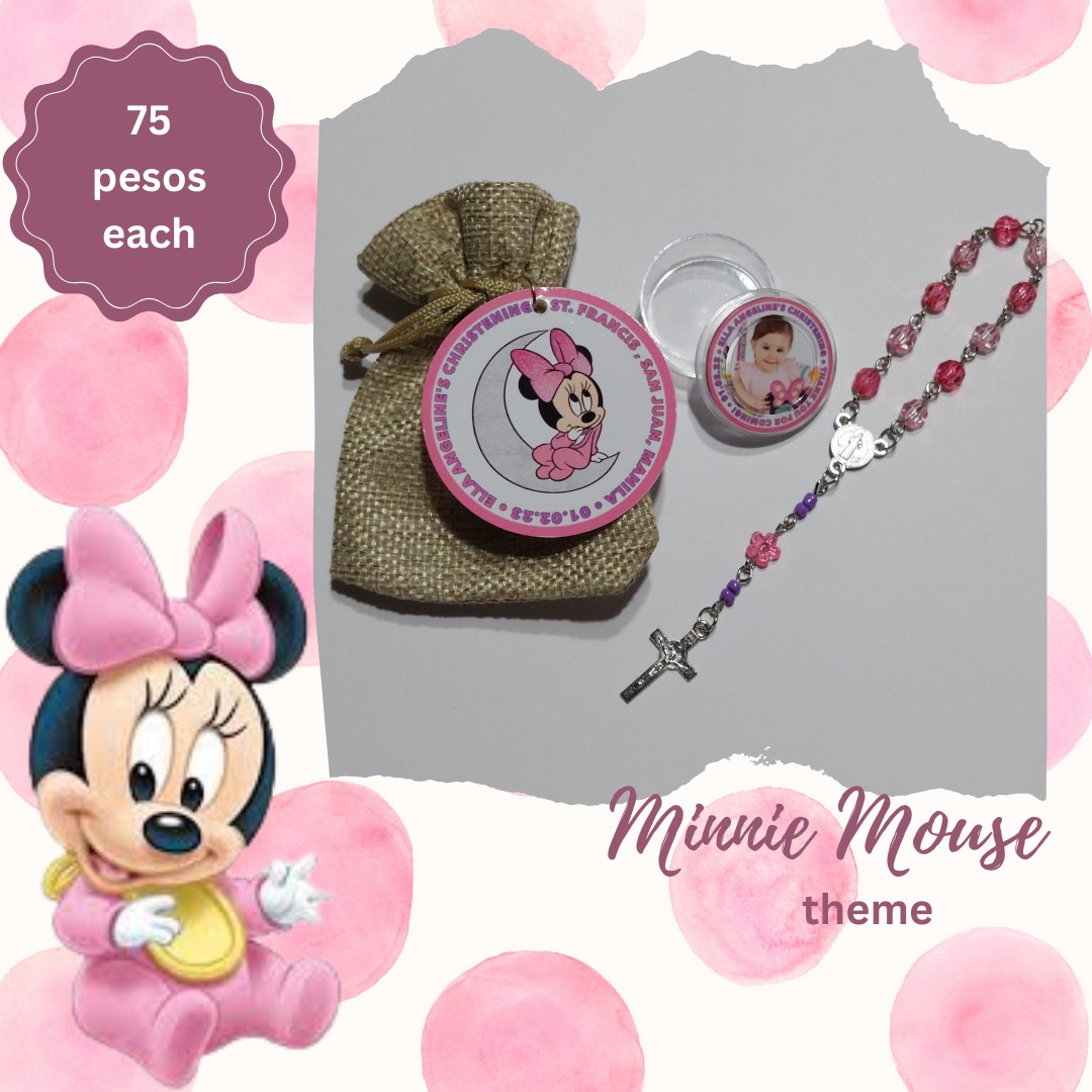 Souvenirs giveaways for baby girl baptism christening birthday cute ...