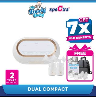 Spectra Dual Compact Double Breast Pump 28mm (Warranty until Jun 2025 ...