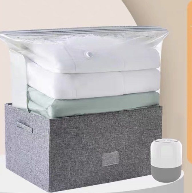 Storage box with electric pump and lid, Furniture & Home Living, Home ...