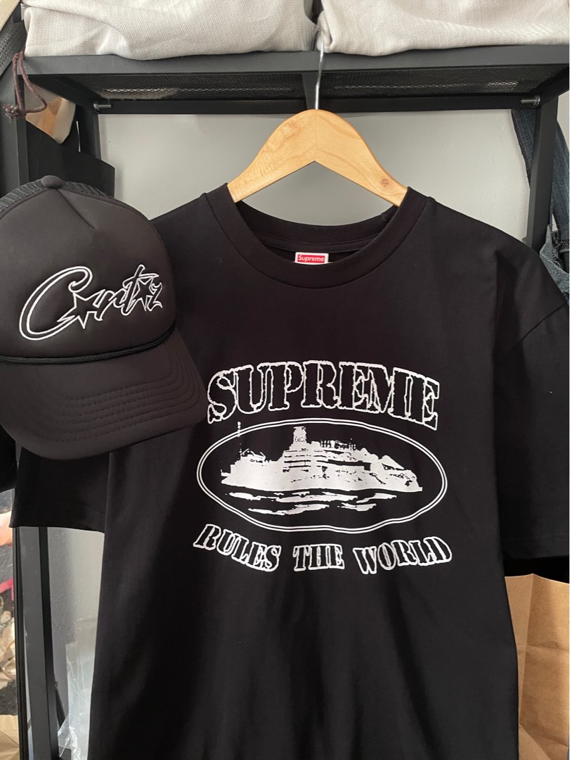 SUPREME X CORTEIZ + TRUCKER CORTEIZ, Men's Fashion, Tops & Sets ...