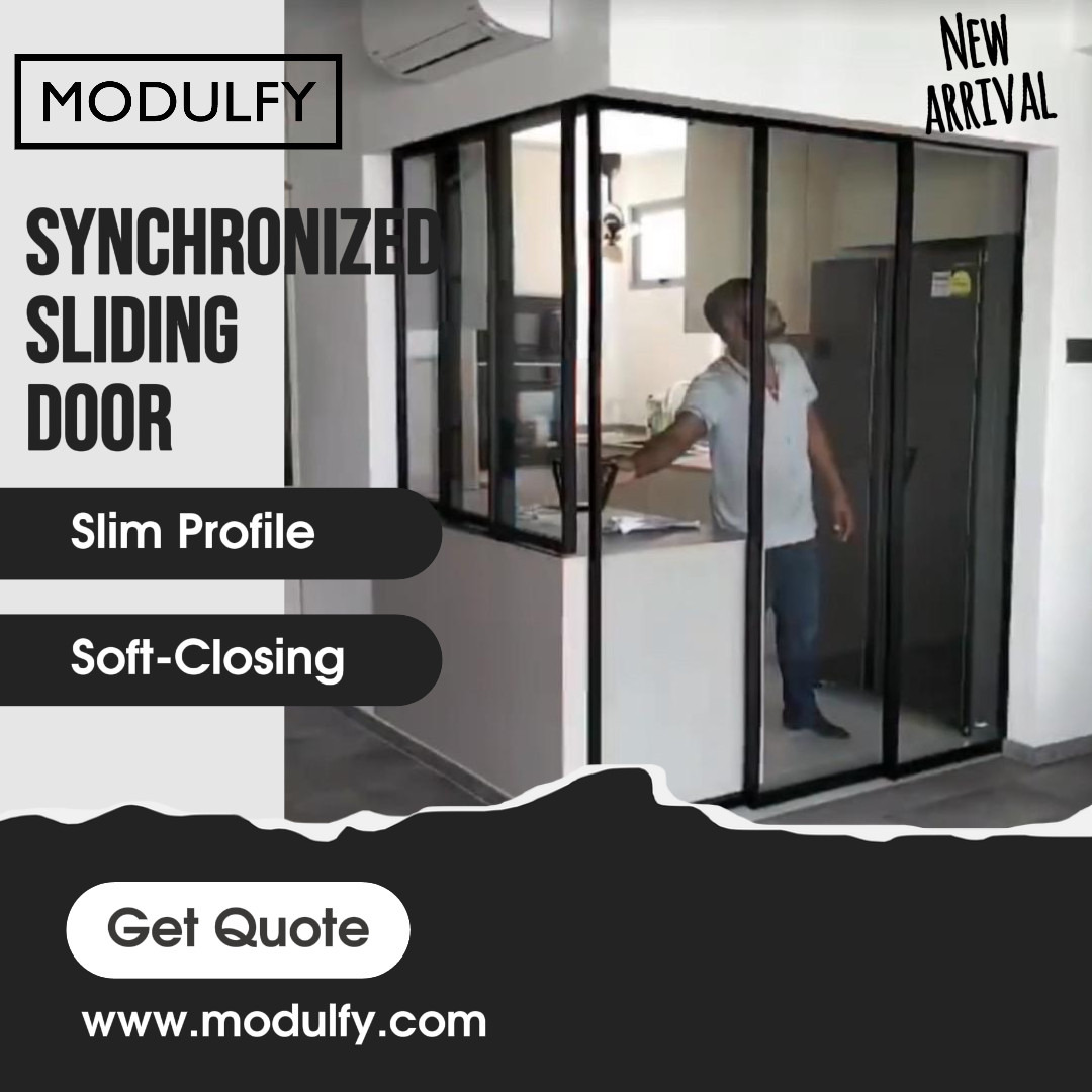 Synchronized Sliding Door | Soft-close technology for HDB Condo Landed ...