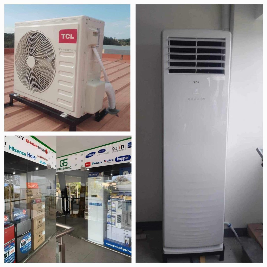 Tcl floor standing aircon inverter, TV & Home Appliances, Air ...
