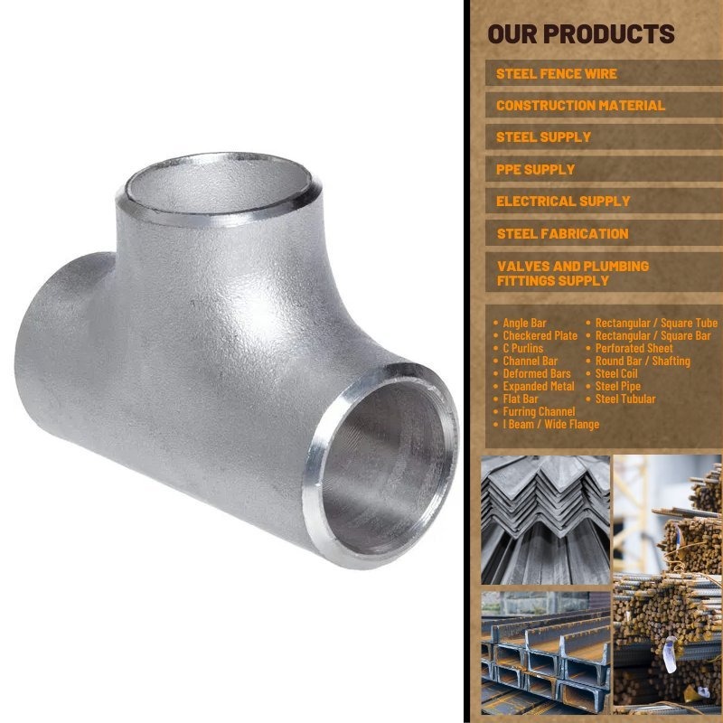 Tee SS304 2" S40 Welded / Stainless Tee / Fittings / Valve, Commercial ...