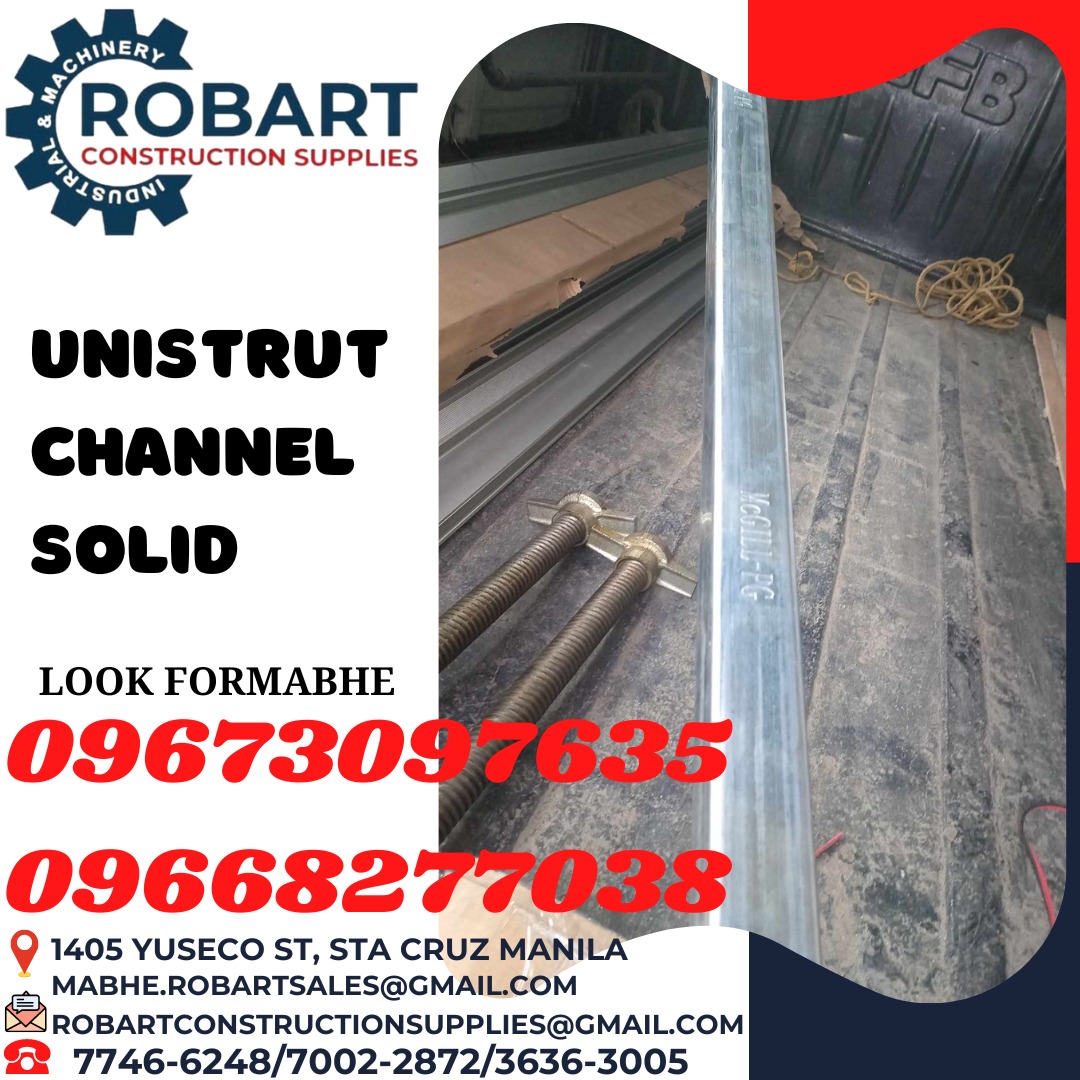 Unistrut Channel Solid, Commercial & Industrial, Construction Tools ...