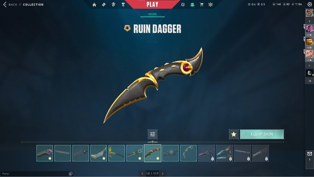 Valorant Account [32 Premium Skins, Ruin Dagger, 4 Bundles], Video ...