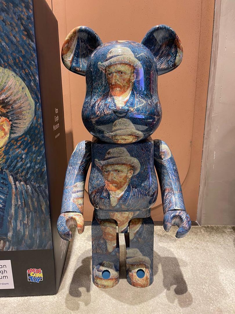 Van Gogh Museum Self-Portrait with Grey Felt Hat Bearbrick 1000% ...