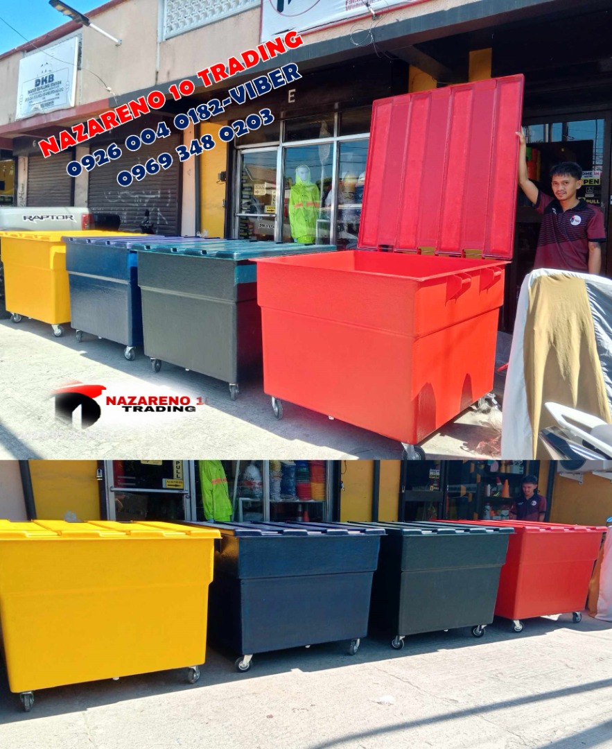 waste bin big bin 1350Liters, Furniture & Home Living, Cleaning ...