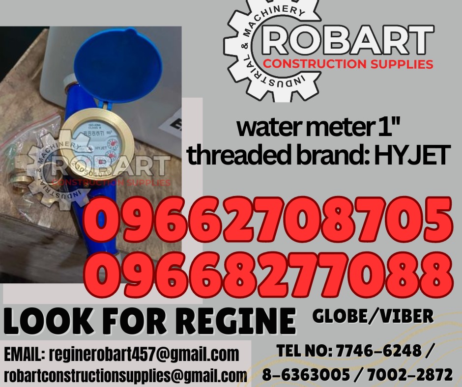 water meter 1'' threaded brand: HYJET, Commercial & Industrial ...