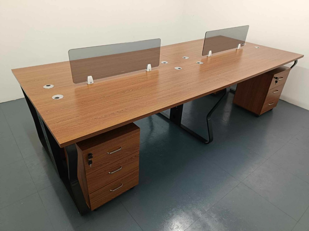 Working Table with Screen Panel Divider -BDOC, Furniture & Home Living ...