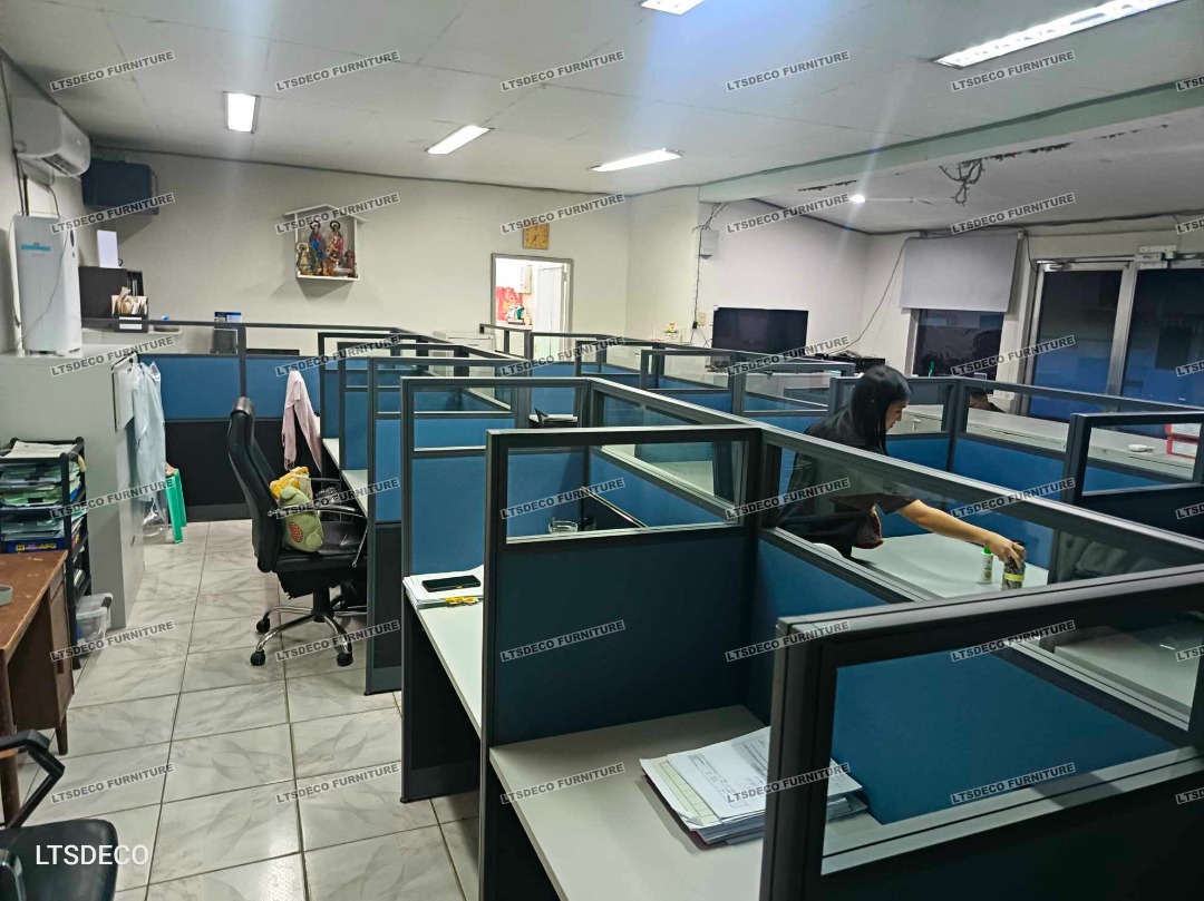 workstation bpo table office partition furniture, Furniture & Home ...