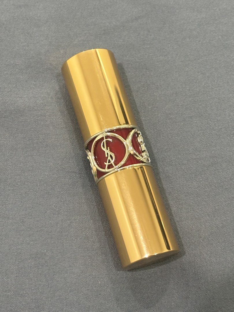 YSL Rouge Volupte Shine in 122 Burnt Zellige, Beauty & Personal Care ...