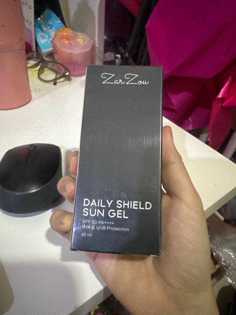 Zarzou DAILY SHIELD SUN GEL SUNSCREEN, Beauty & Personal Care, Face ...
