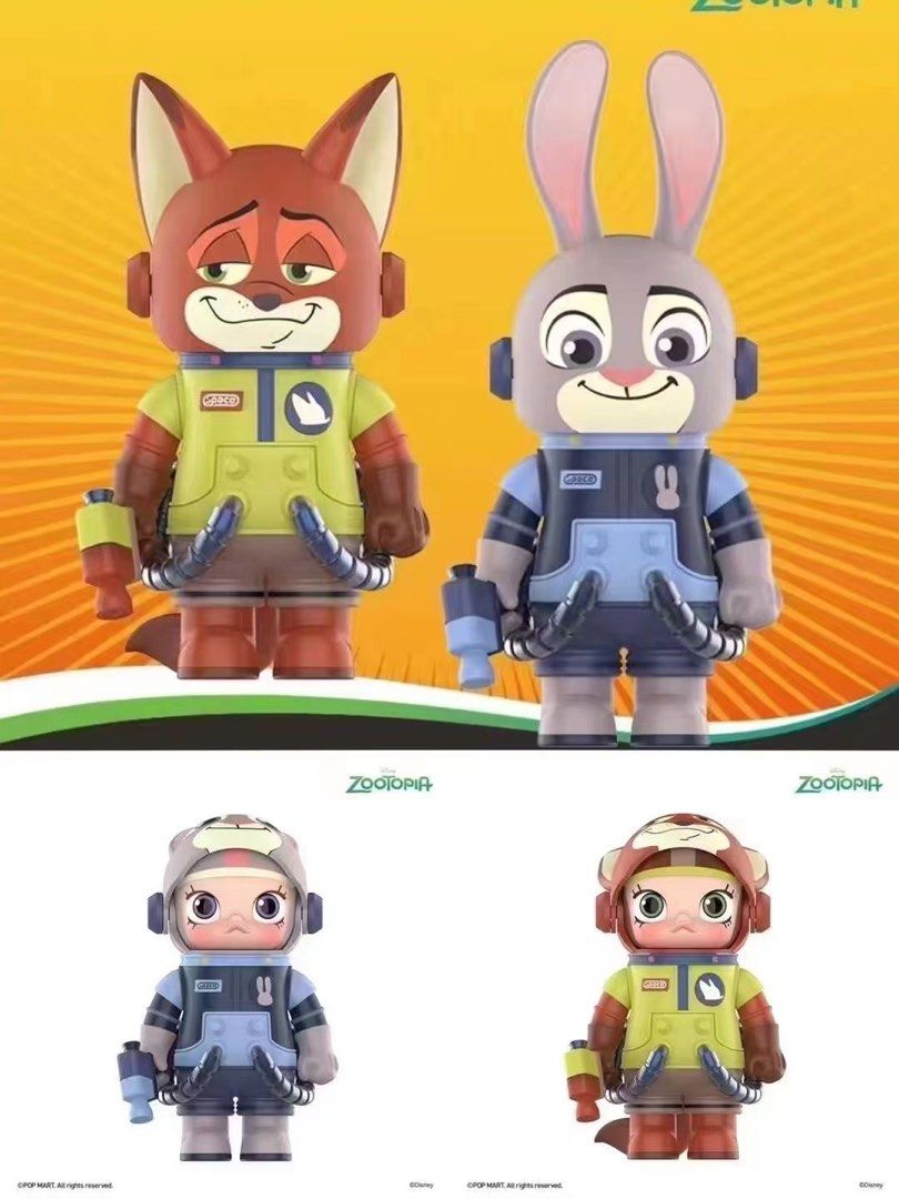 Zootopia Space Molly 100% (Set of 2), Hobbies & Toys, Toys & Games on ...