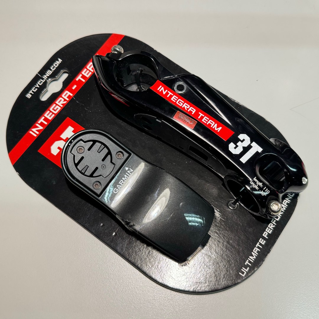 3T IntegraTeam Stem + Garmin Edge Mount Bracket 單車 鵝頭 龍頭 把立 咪錶 碼表 座 一體式 ...