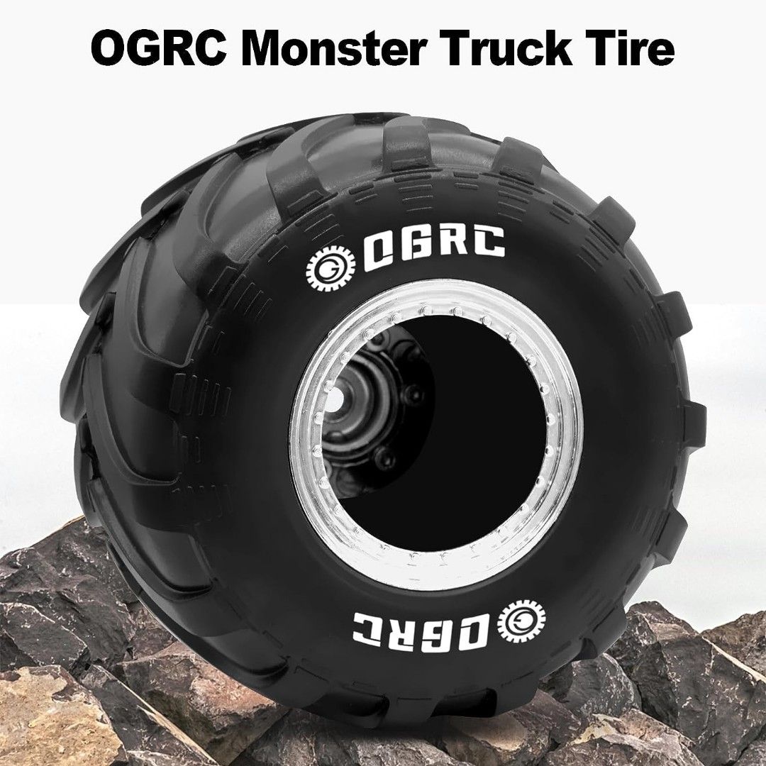 4pcs OG R/C Monster Truck Wheels + Tyres, Hobbies & Toys, Toys & Games ...