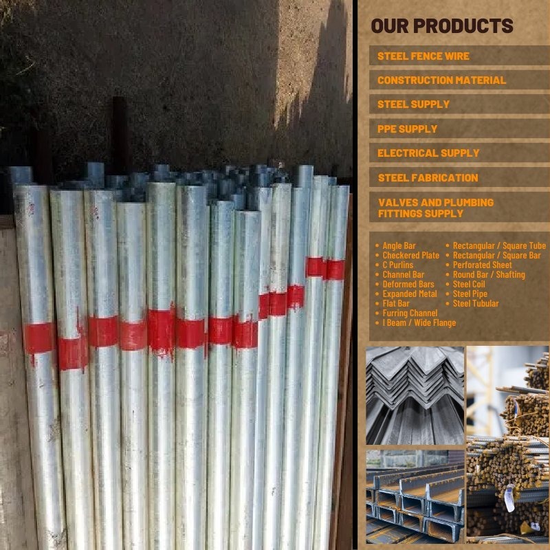 6 meters Galvanized Pipe / Sch 40 Pipe / GI Pipe, Commercial ...
