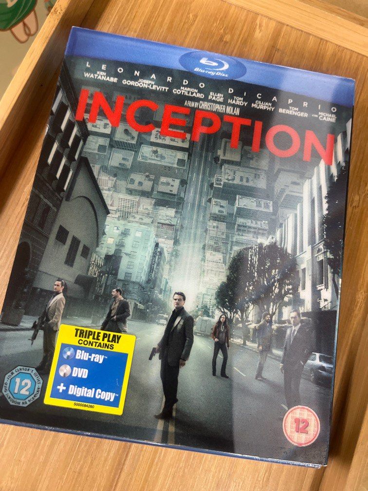 全新 美版 [藍光BD] 全面啟動 Inception 雙碟限定版, 書籍、休閒與玩具, 樂器、音樂相關, CD、DVD在旋轉拍賣