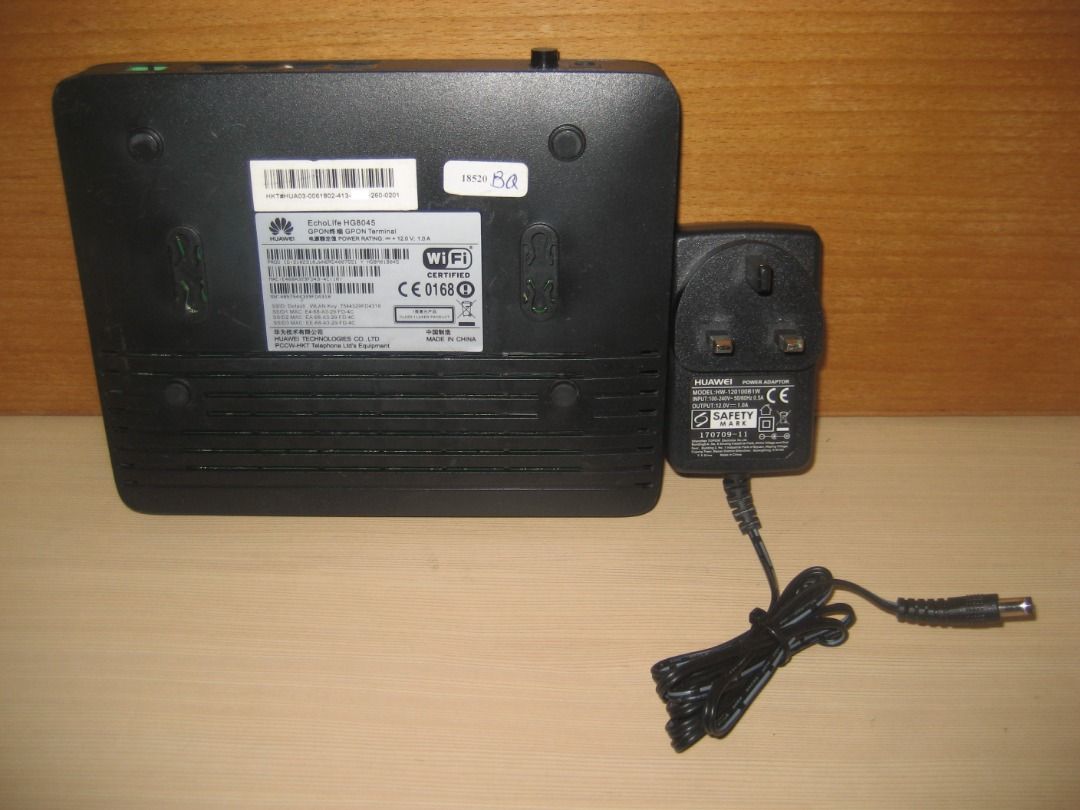 🌟🌟🌟💯%原裝 HUAWEI 華為 EchoLife HG8045 光纖數據機｜WiFi Router 連 【原裝】火牛 💥 適合還機｜HKT ...