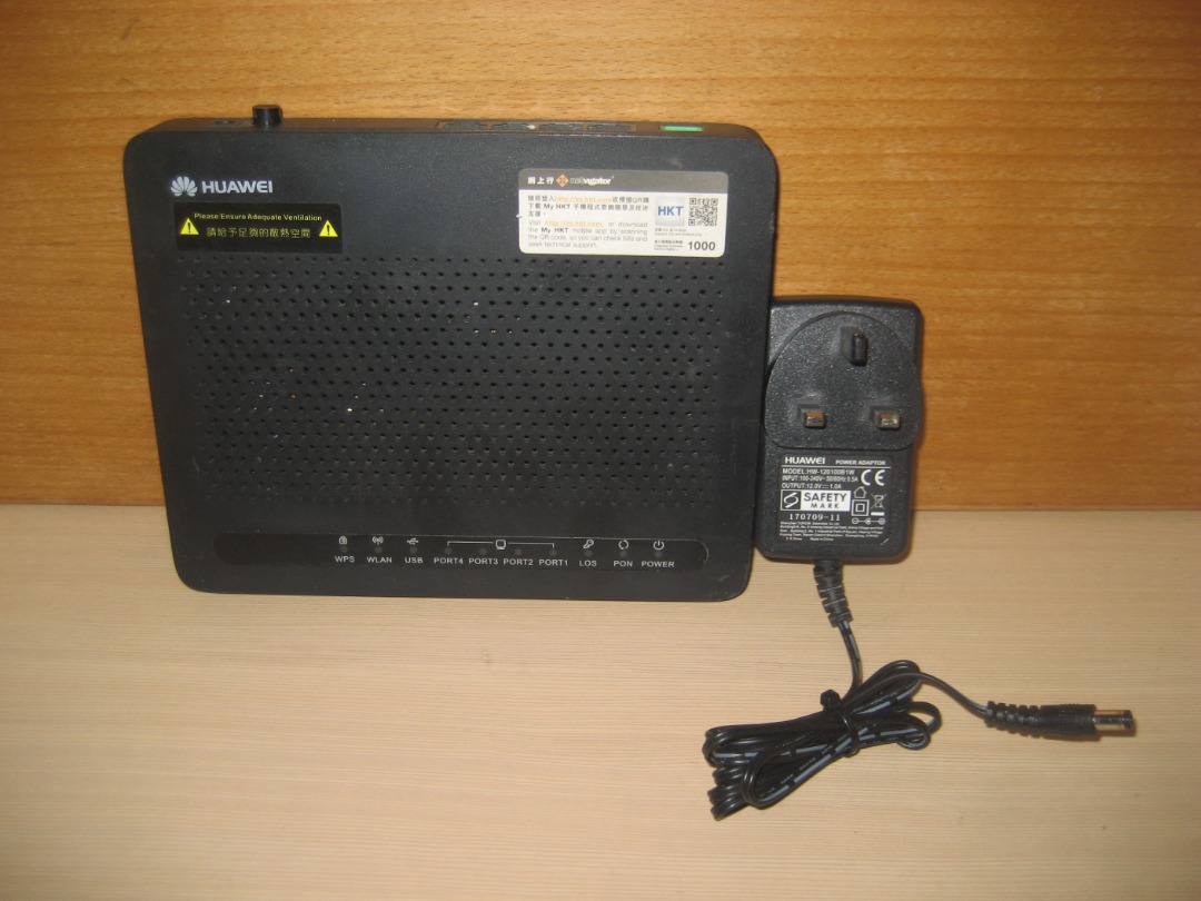 🌟🌟🌟💯%原裝 HUAWEI 華為 EchoLife HG8045 光纖數據機｜WiFi Router 連 【原裝】火牛 💥 適合還機｜HKT ...