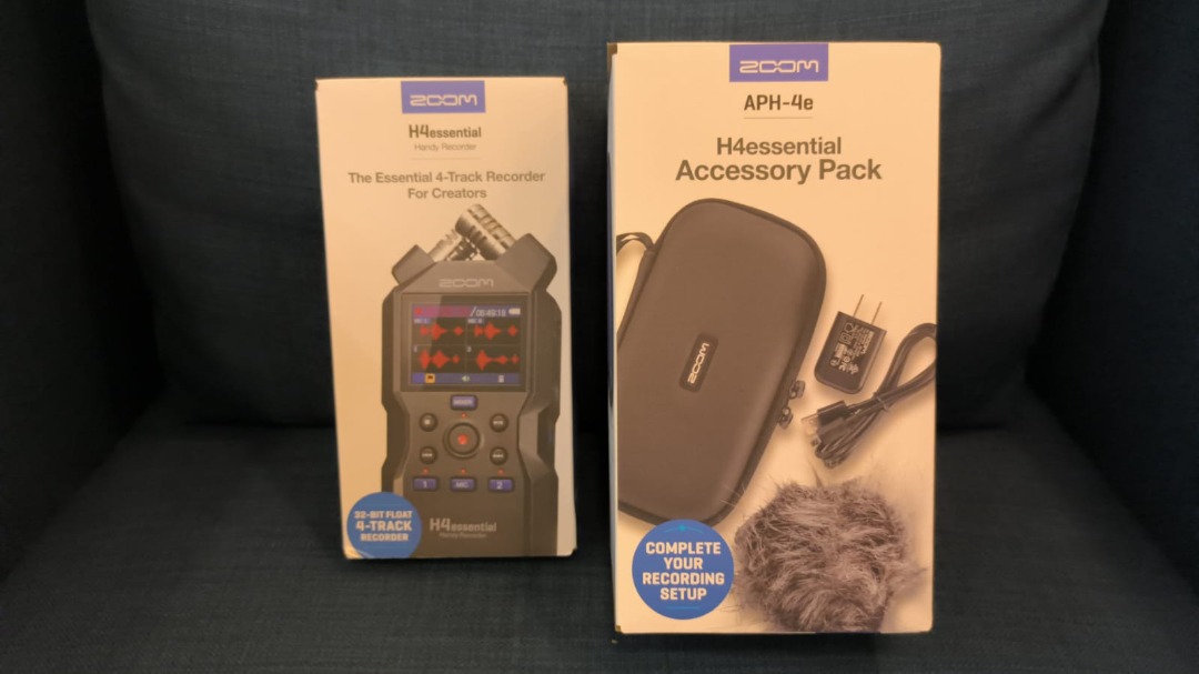 買機送套裝(APH-4e) 單機價套裝 ZOOM Essential H4e 4-Track Handy Recorder 便攜錄音機, 音響器材, 錄音機 - Carousell