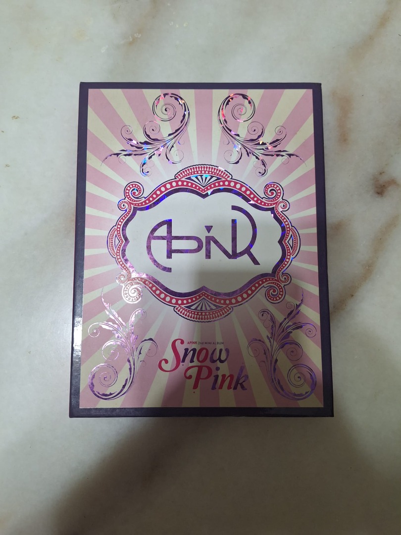 APINK 2nd Mini Album Snow Pink, Hobbies & Toys, Memorabilia ...