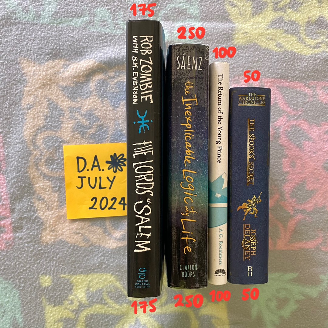 Assorted Hardbound Books (Set A, Saenz), Hobbies & Toys, Books ...