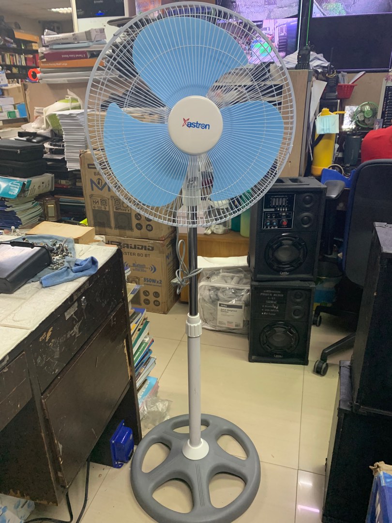 Astron 16" Stand Fan 220volts ( no box ), Furniture & Home Living ...