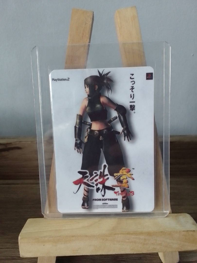 AYAME PS2 TENCHU 3 ART CARD WITH LOADER - CUSTOM, Hobbies & Toys ...