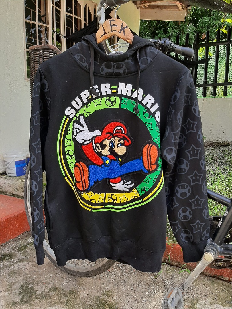 BABY MILO BY BATHING APE SUPER MARIO PULLOVER HOODIE, Men's Fashion ...
