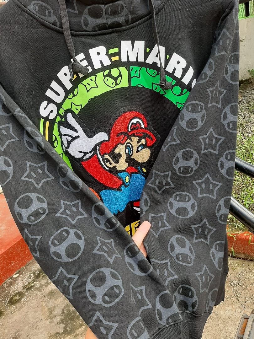 BABY MILO BY BATHING APE SUPER MARIO PULLOVER HOODIE, Men's Fashion ...