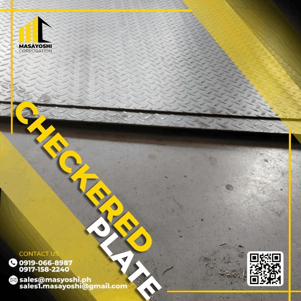 BI checkered plate 3mm,MS Plate, Anchor Bolt, Channel Bar, Angle Bar ...