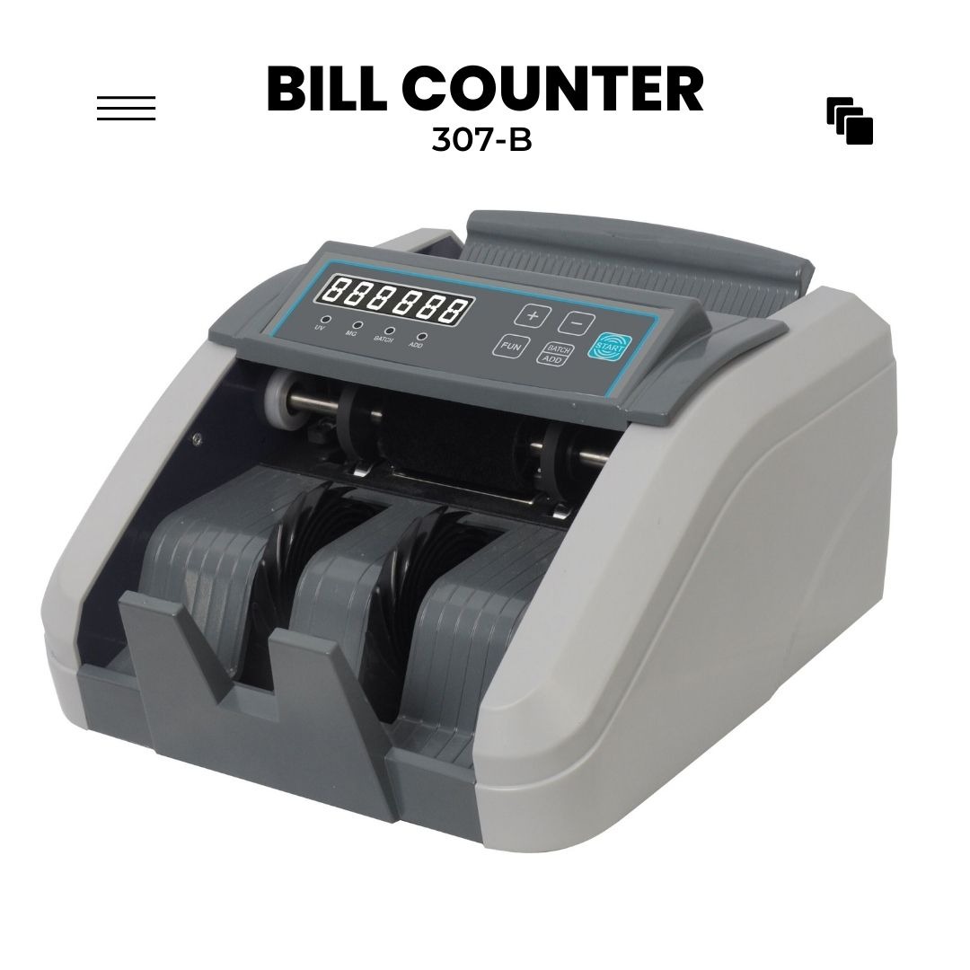 Bill counter, 307-B Bill counter with UV Detection, Money counting ...