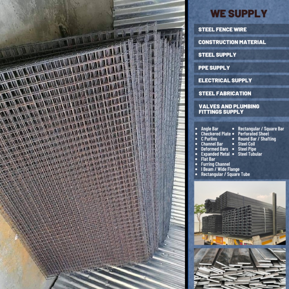 Black Iron 4"x4"x6ftx20ft 4.5mm Steel Matting / BI Steel Matting ...