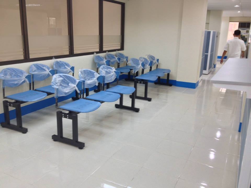 Blue Gang Chair, Waiting Chair, Office Partition & Furniture, Furniture ...