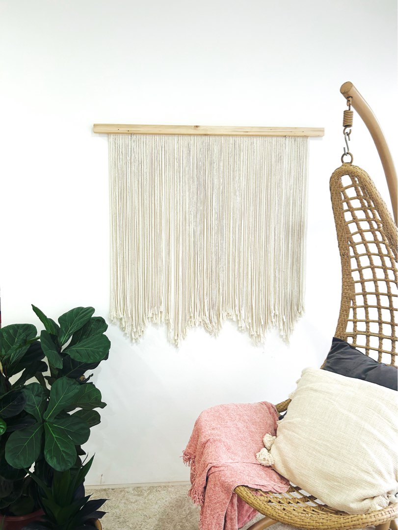 Boho Rope Wall hanging large 4ftx 3.5ft, Furniture & Home Living, Home ...