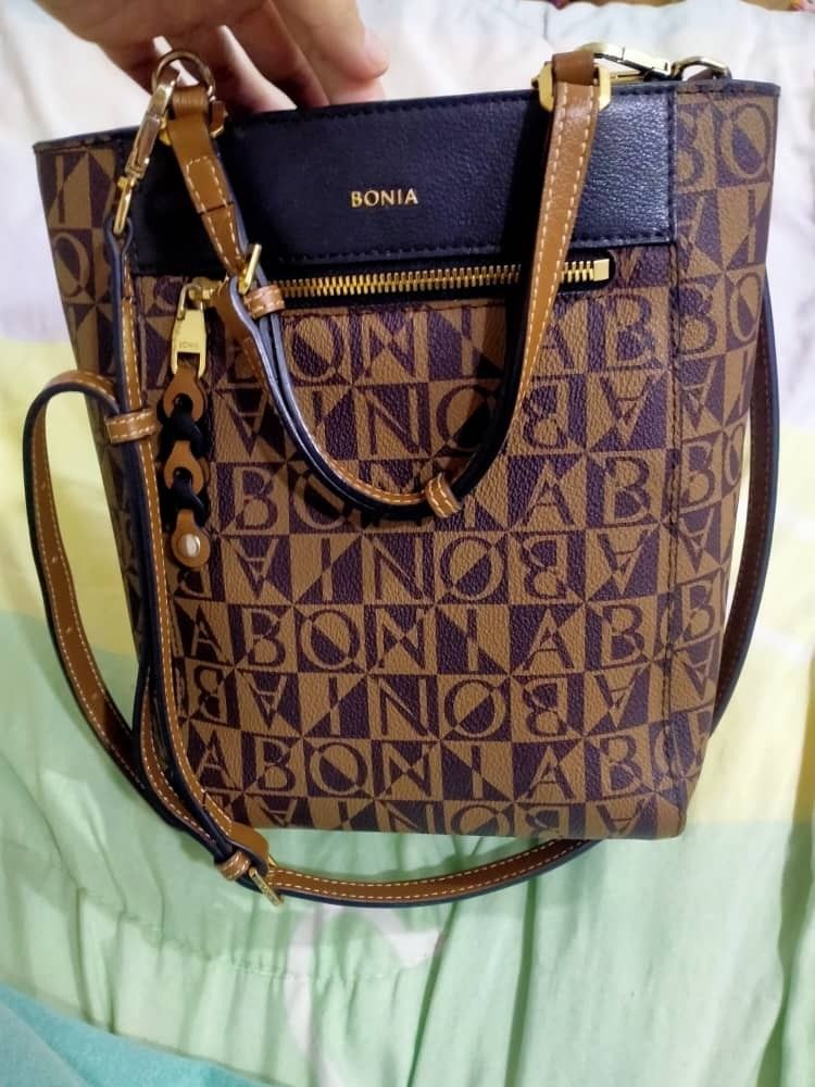 Bonia monogram milagros, Women's Fashion, Bags & Wallets, Tote Bags on ...