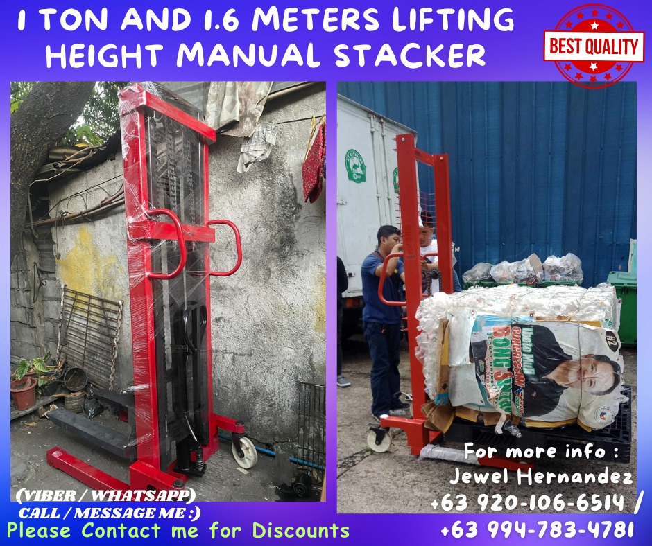 BRAND NEW AND ON-HAND 1 TON AND 1.6 METERS LIFTING HEIGHT MANUAL ...