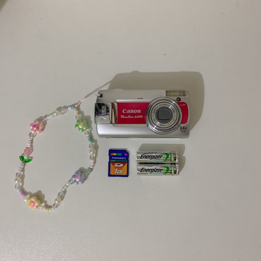 Canon Powershot A470 VINTAGE DIGICAM, Photography, Cameras on Carousell