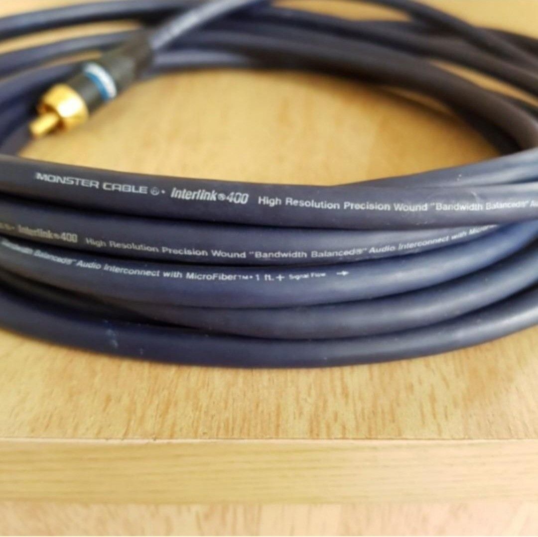 CD Monster Cable Interlink 400 Interconnect cable - 2 meter pair, Audio ...