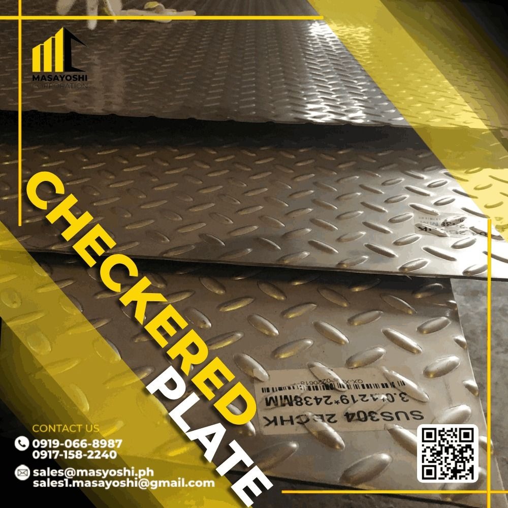 CHECKERED PLATE 6MM,MS Plate, Anchor Bolt, Channel Bar, Angle Bar ...