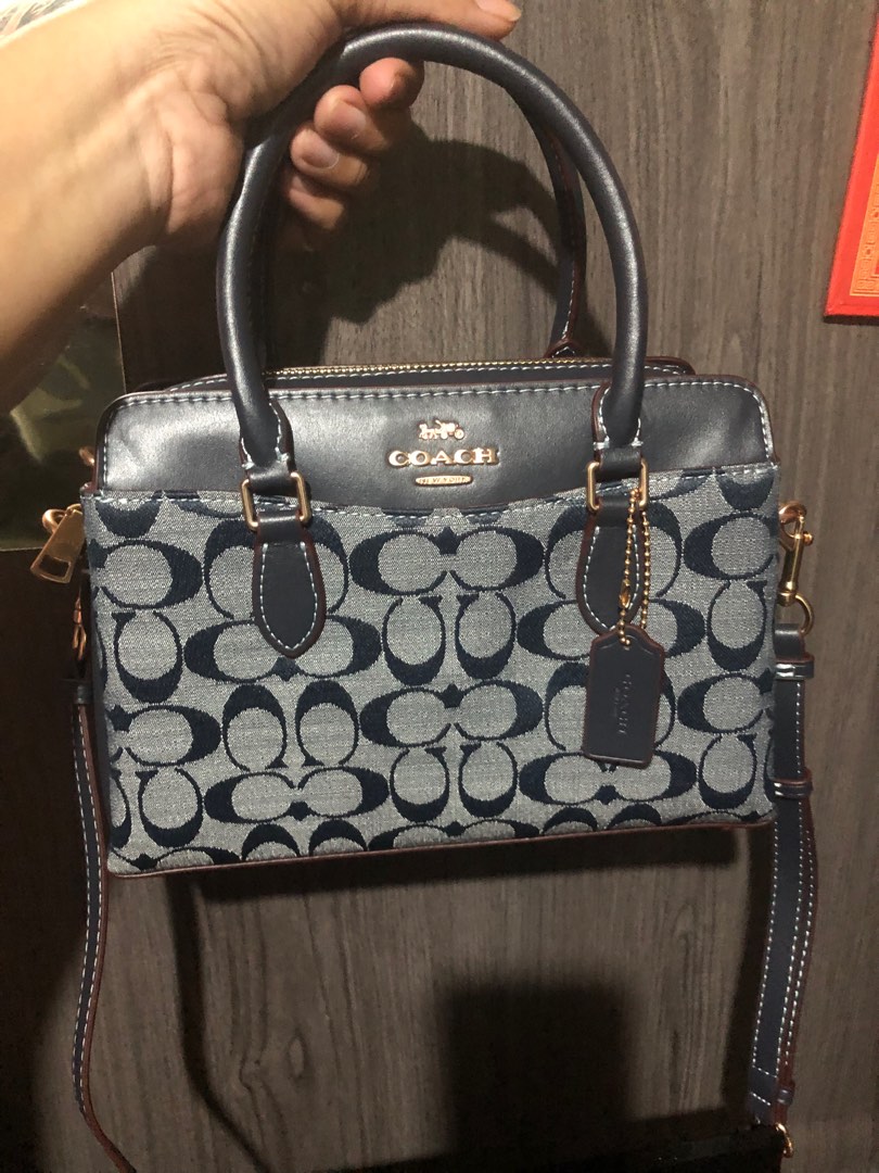 Coach Darcie carryall bag, Luxury, Bags & Wallets on Carousell