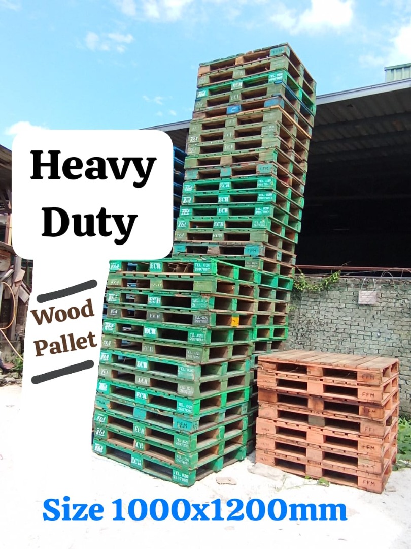 colourful heavy duty wood pallet, Furniture & Home Living, Outdoor ...