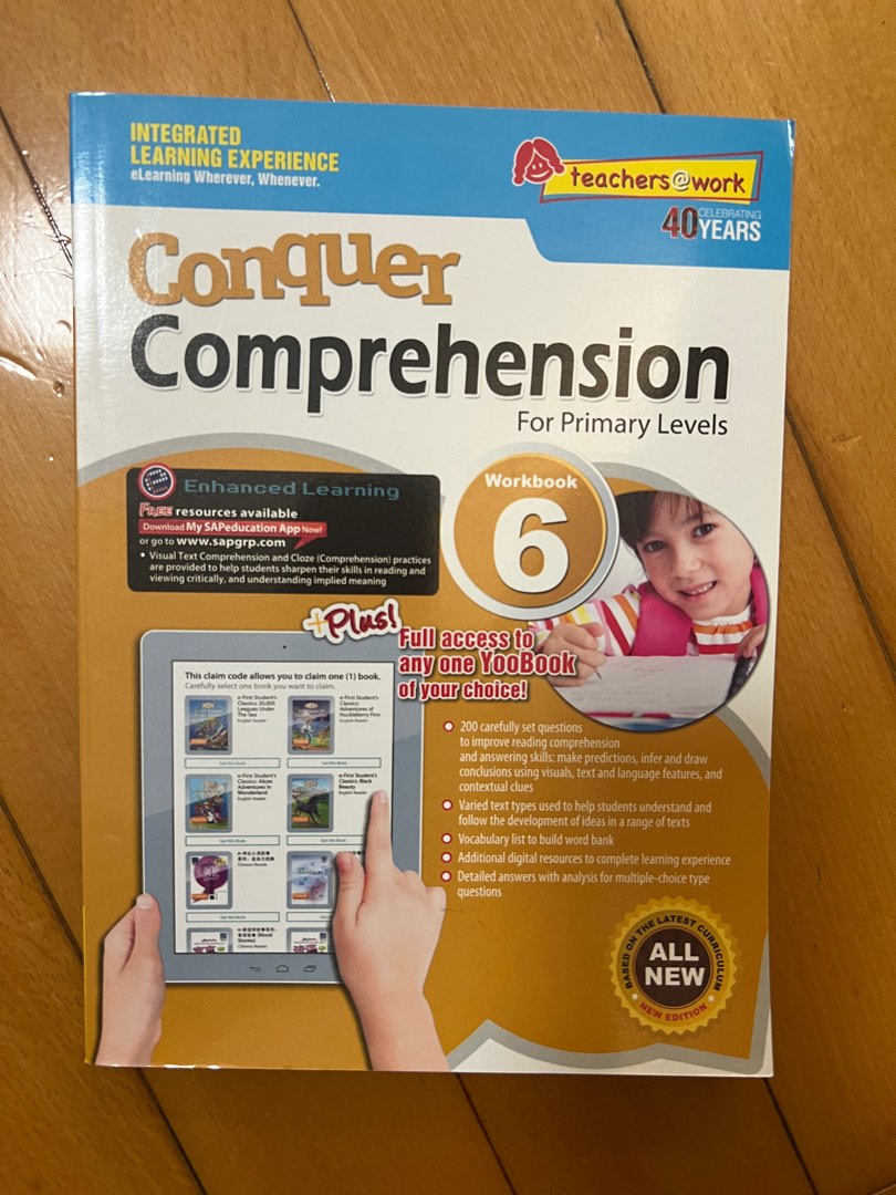 Conquer Comprehension Workbook 6 （呈分試/ 插班試）, 興趣及遊戲, 書本 & 文具, 教科書 ...
