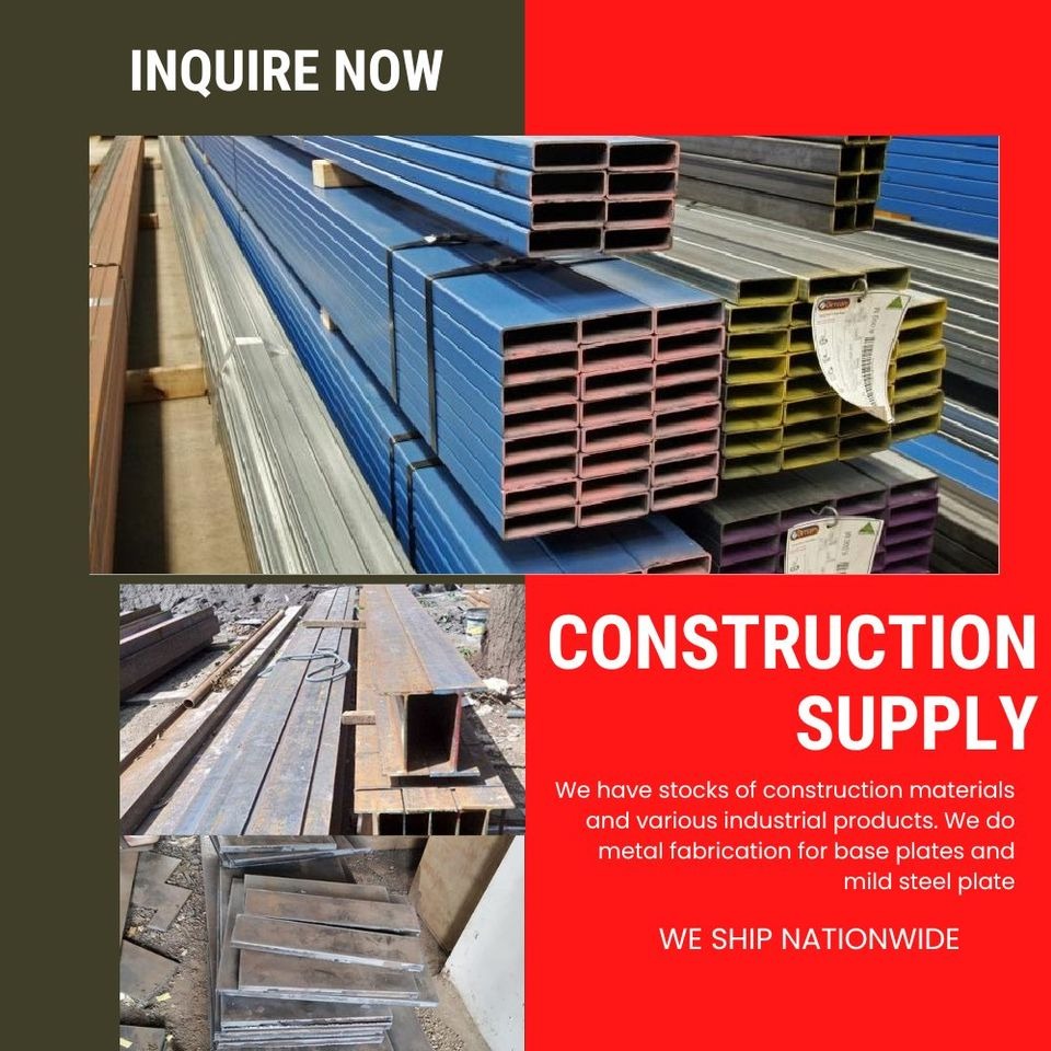 Construction Supply / Tubular Steel / GI Tubular / Square Tube / RSB ...