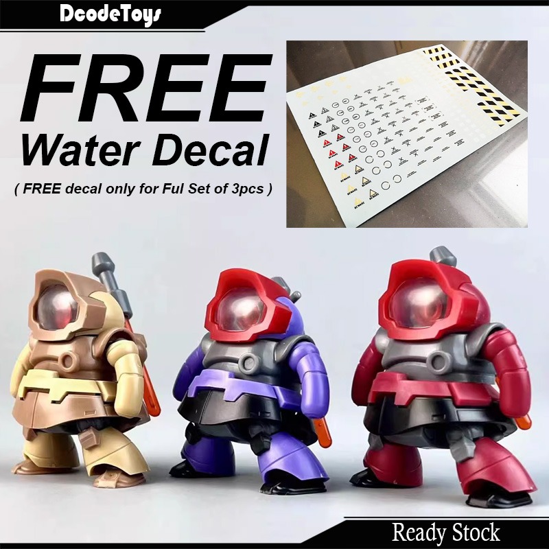 Cute SD DOM model kits gundam zaku rx-78 gunpla pg mg rg hg eg display ...